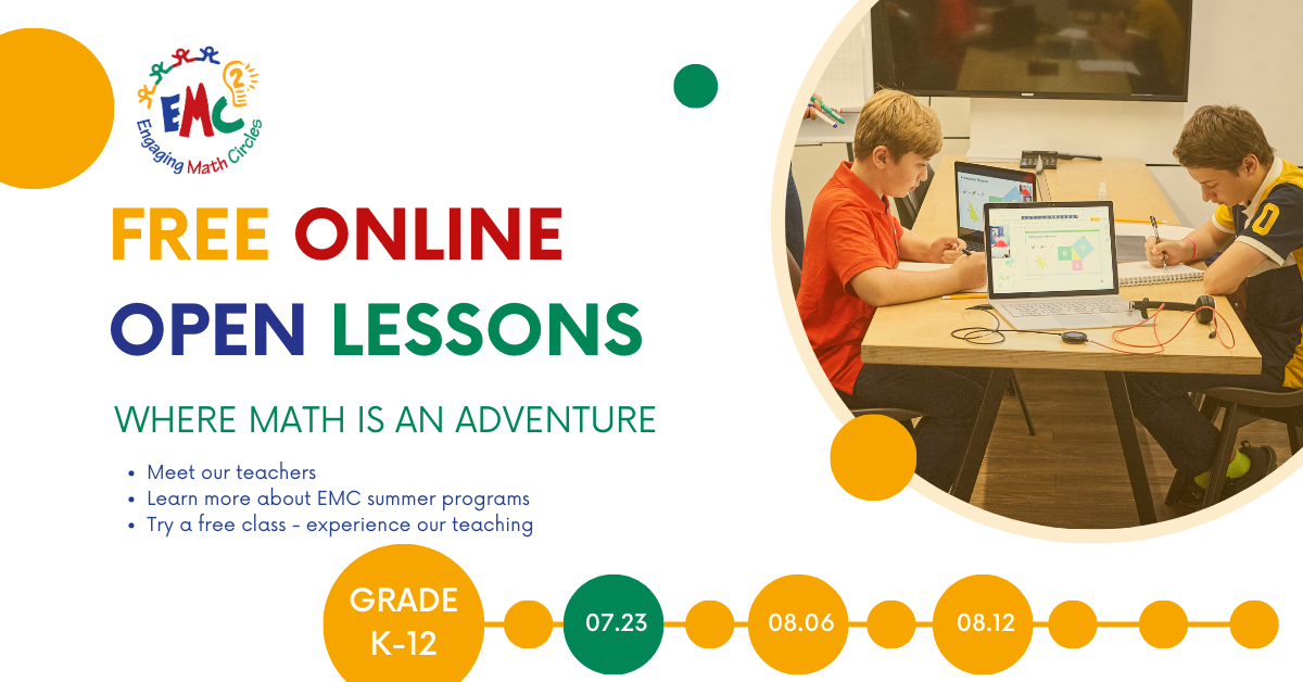 Free Open Lessons - 2023/24 School Year